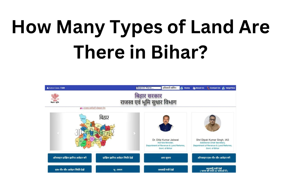 How Many Types of Land Are There in Bihar?